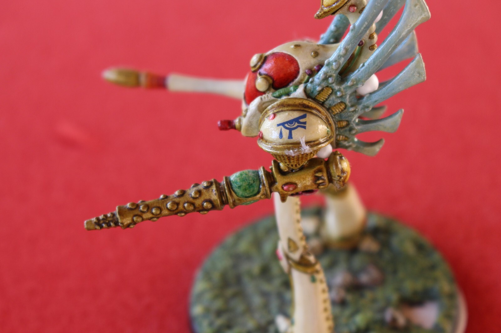 Games Workshop Epic 40k Eldar Warlock Titan Armageddon Painted Metal ...