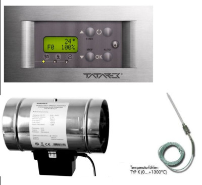 TATAREK RT-08 OM TD inkl. Luftdrosselklappe Ø 100 mm/Kamin trocken ...