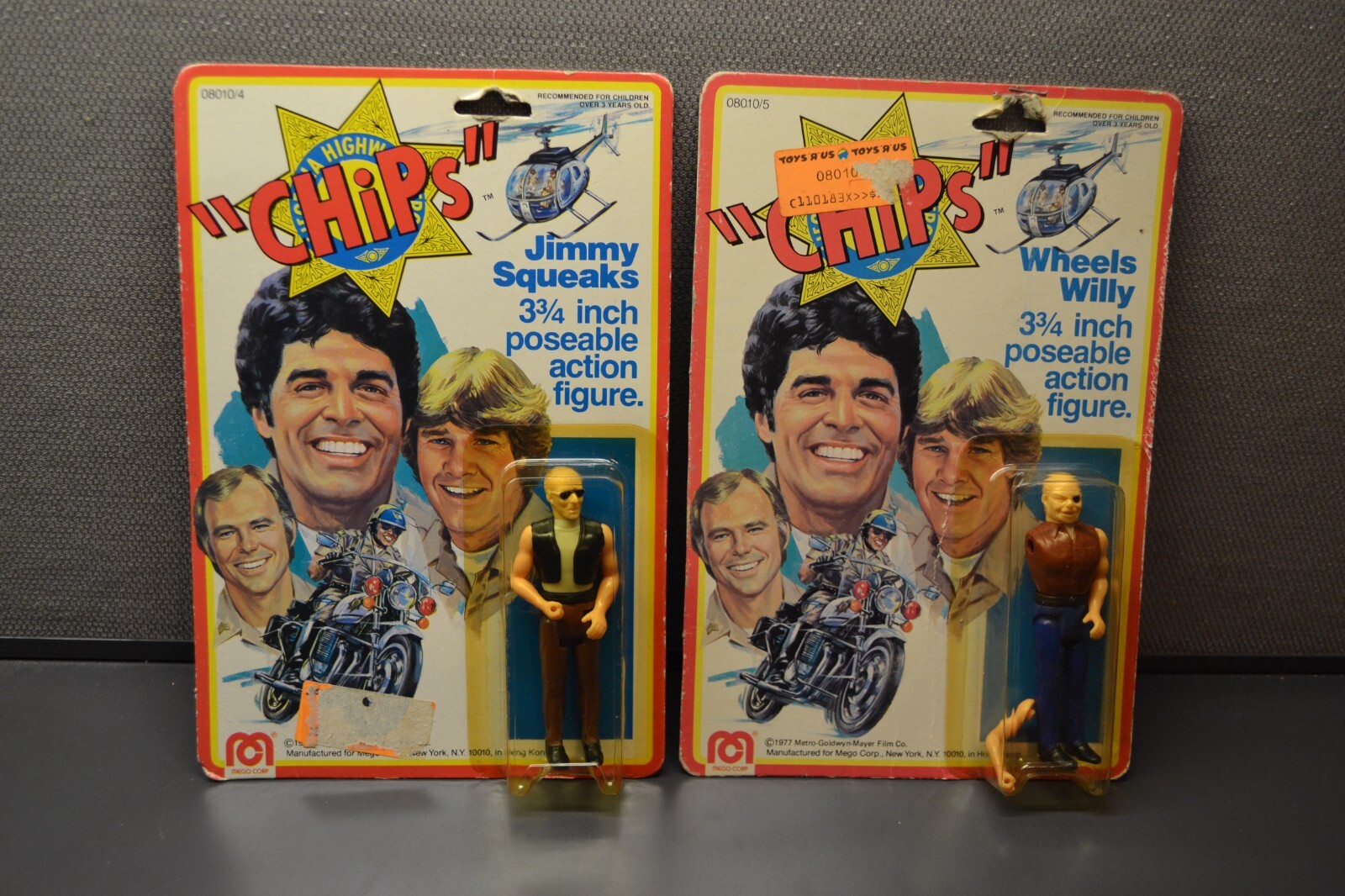1977 Mego Chips Poseable Action Figure Jimmy Squeaks & Wheels Willy ...