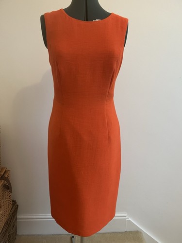 Fenn Wright Manson Orange Shift Dress Size 10 worn twice dry cleaned | eBay