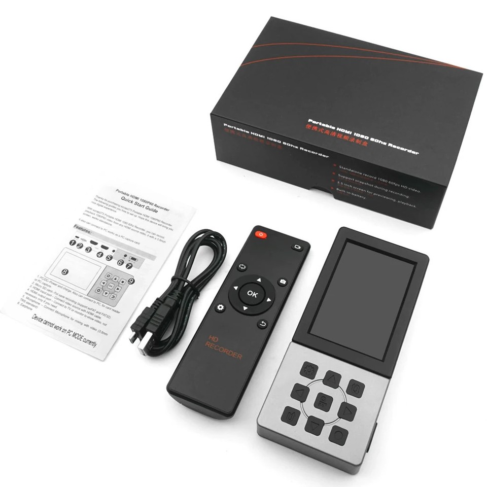 Ezcap 273 Video Recorder Box 1080P HDMI Video Capture Card Screen Play ...