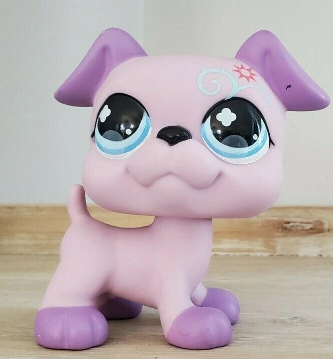 Littlest Pet Shop Purple Dog