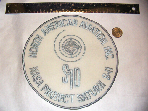 Vintage North American Aviation S&ID Project Saturn S-II Back Patch Ver ...