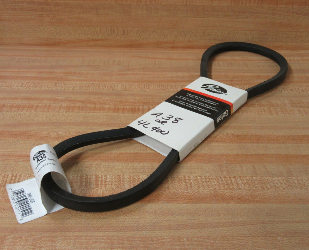 Gates A38 Hi-Power II Standard Industrial V-Belt 9002-2038 (Pack of 3 ...