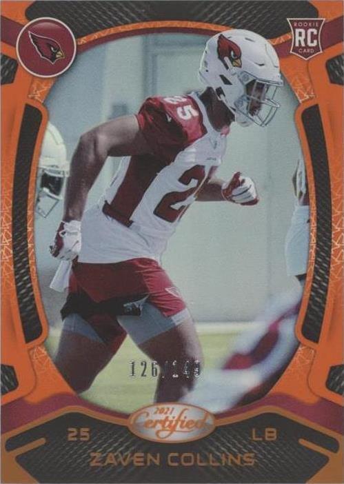 2021 Panini Certified - Rookies Zaven Collins #149 Mirror Orange /149 ...