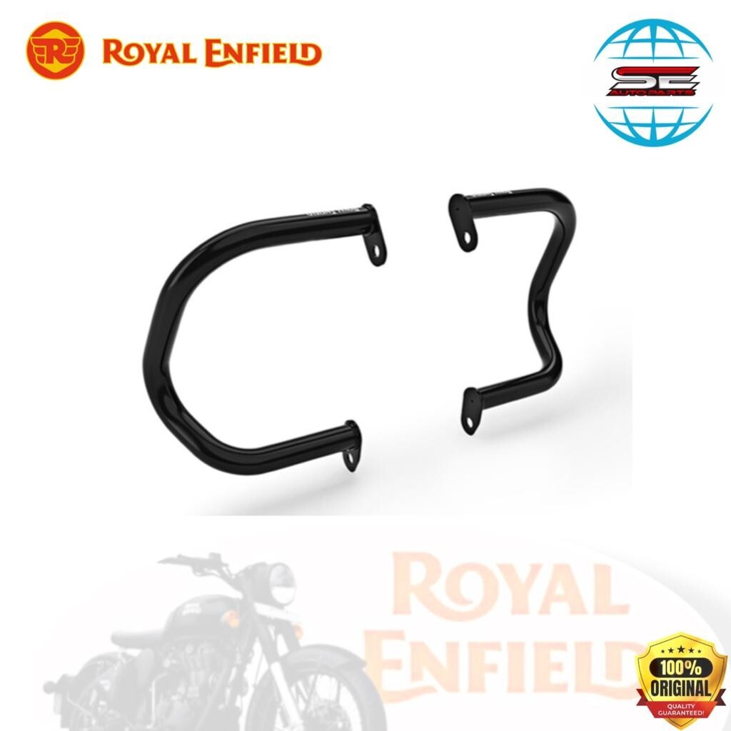For Royal Enfield Interceptor 650/ black Compact Engine Guards 1990408 ...