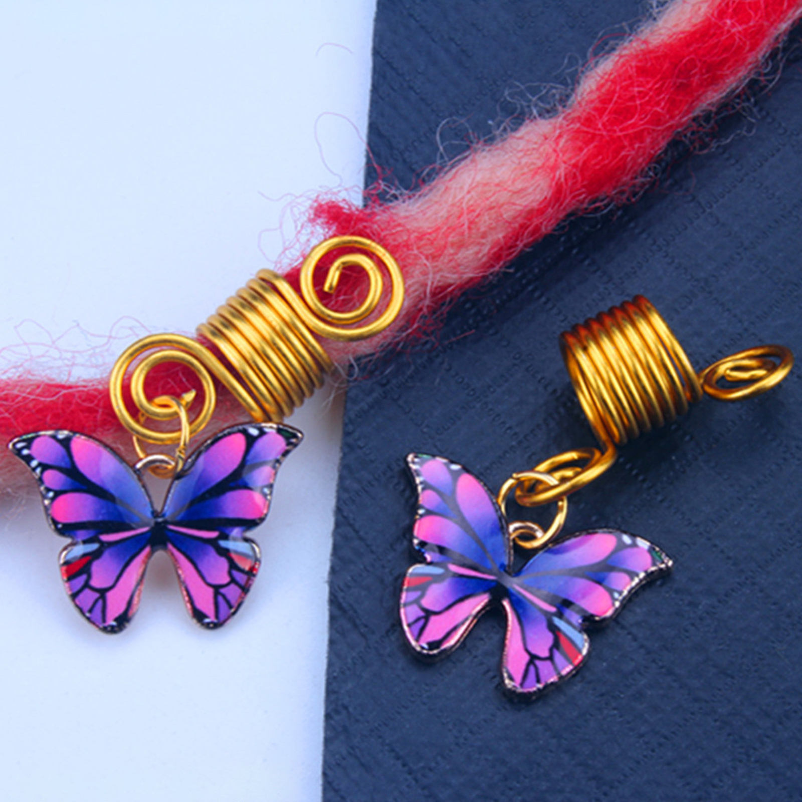 5pcs Braids Cuffs Non-slip Headdress Hair Braid Cuffs Clips Extension ...