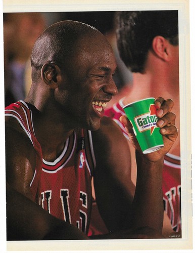 MICHAEL JORDAN GATORADE 2 PAGE ORIGINAL PRINT AD | eBay