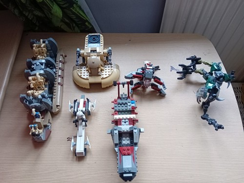 LEGO STAR WARS MODELS X 5.INCLUDES MINI FIGURES STORM TROOPERS VGC ...