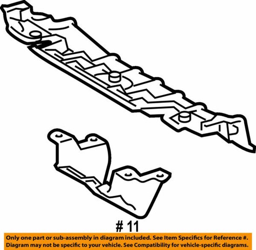 52101-35690 Toyota Cover, front bumper, lower 5210135690, New Genuine ...