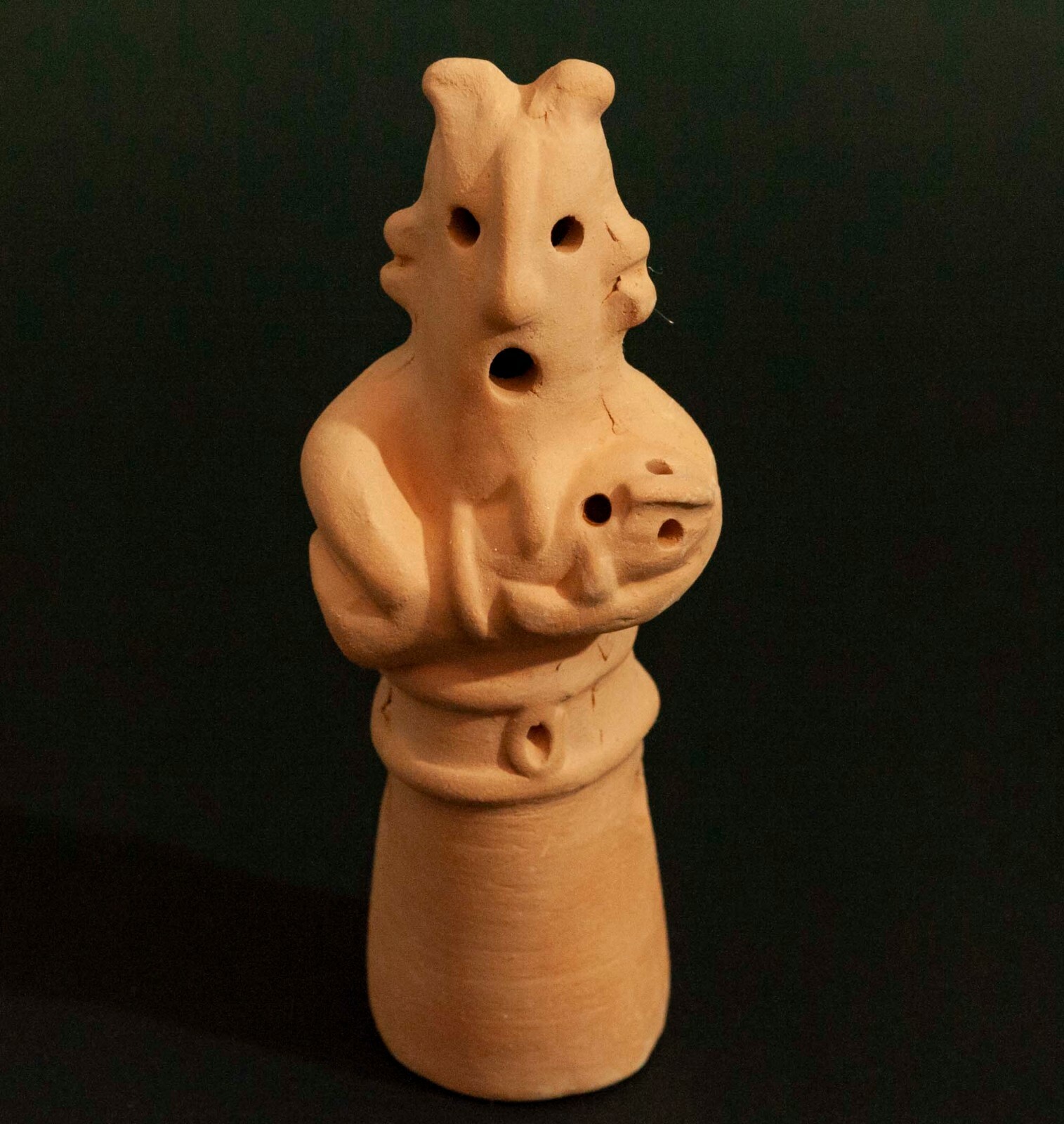 Japanese DOGU Clay Figure Doll Small Parent and Child Haniwa Replica ...