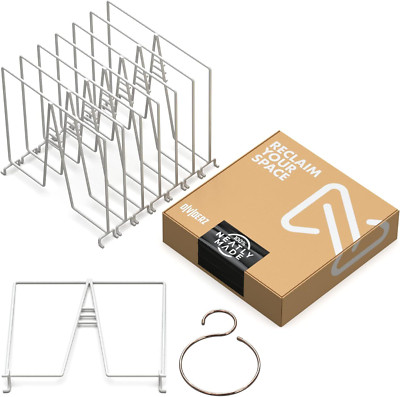 Neatly Made White 8 Pack - 12 Inch Wire Shelf, 8 - 12 Shelf | eBay