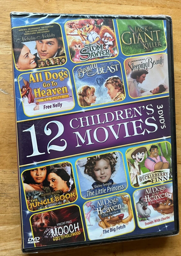 12 Children's Movies 3 DVD's (New/Unopened) 11891520423 | eBay
