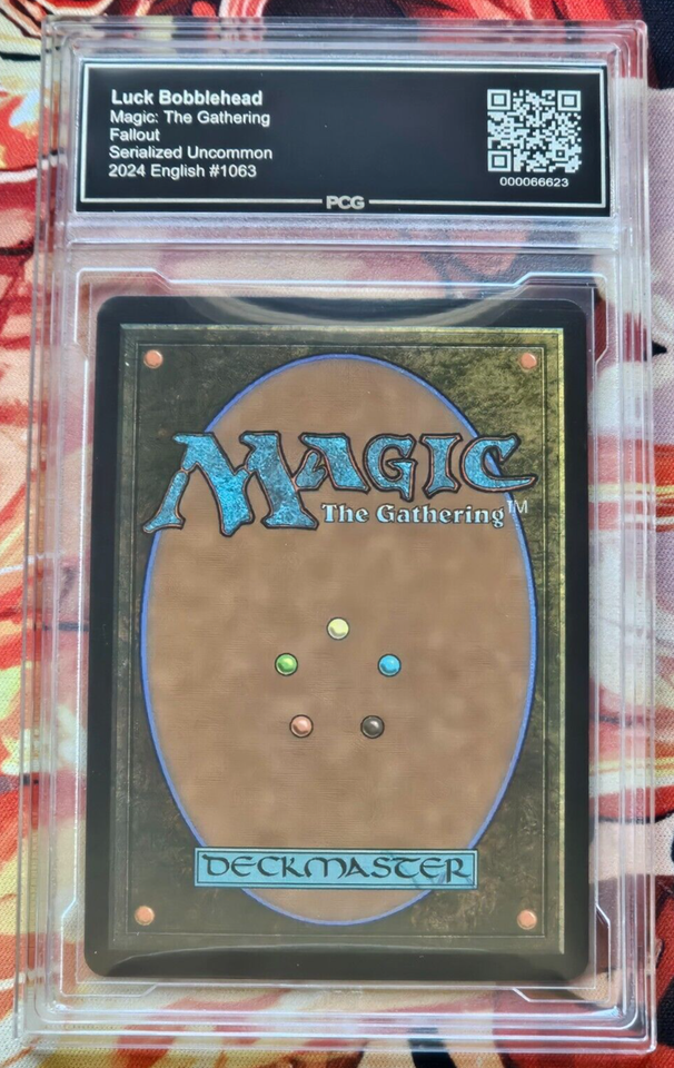 PCG 9 SERIALIZED LUCK BOBBLEHEAD #490/500 Fallout Universes Beyond MtG ...