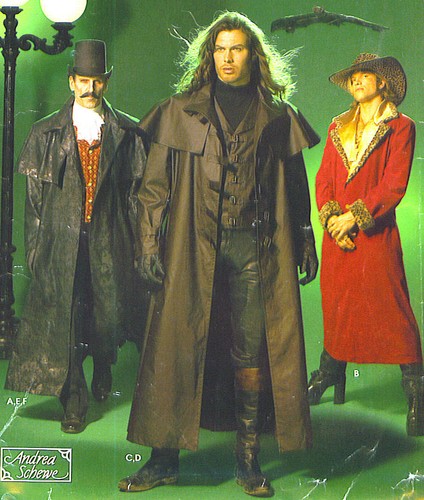 SEW PATTERN Simplicity 4916 0505 VAN HELSING PIMP STEAMPUNK Xs-Xl 30-48 ...