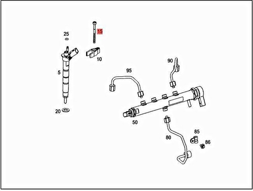 Genuine MERCEDES Spherical collar bolt 0019902607 | eBay
