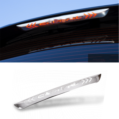For Kia Carnival 2022-2023 Chrome Steel Rear Tail High Brake Light ...