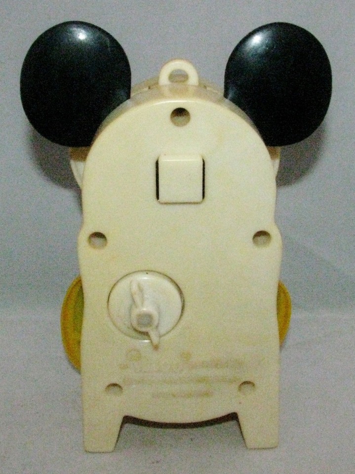 Illco WALT DISNEY Vintage Wind Up MICKEY MOUSE Peek-A-Boo Preschool Toy ...