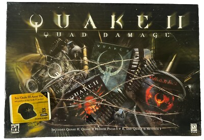 Quake II: Quad Damage (PC, 1999), NEW SEALED, RARE! FREE SHIPPING ...