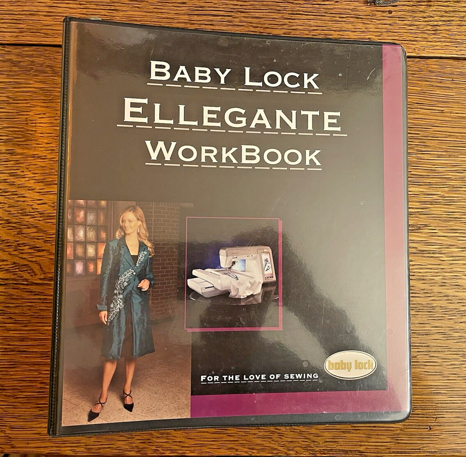 Baby Lock Ellegante 2 BLG2 W/ Upgrade 4.1 & Handbook Embroidery Sewing ...