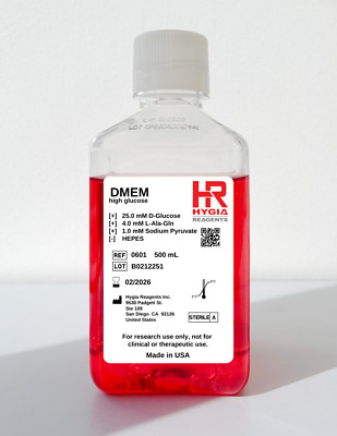 DMEM Cell Culture Medium / High Glucose | eBay