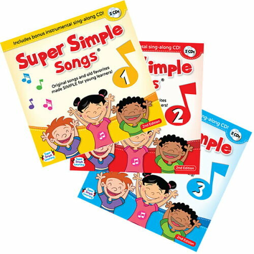 Super Simple Songs 1.2.3 CD set CD Children Kids English (JP ...