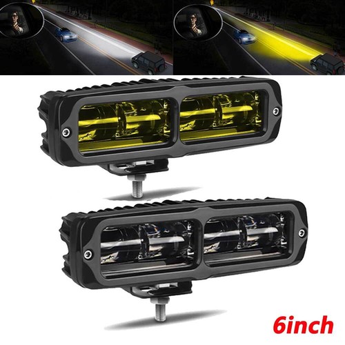 6inch LED Work Light Bar Spot Flood Pods Fog Offroad Driving Truck ...