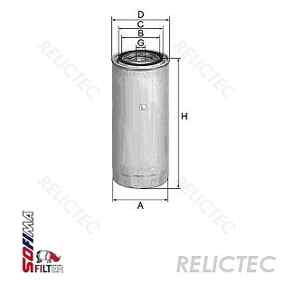 Fuel Filter S4323NR for Scania Claas Gueldner Volvo KHD VME Schaeff ...