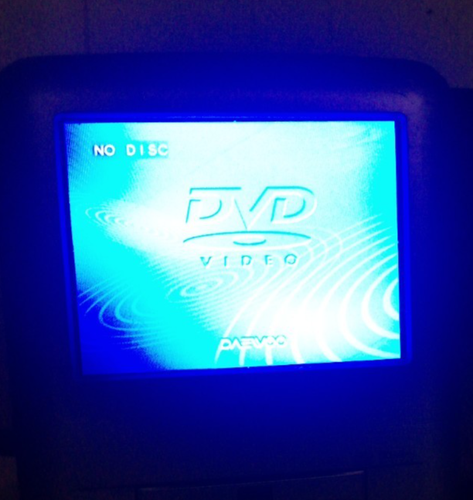Daewoo 9" TV DVD Combo CRT TV Retro Gaming Portable DDQ-9H1SC TESTED ...