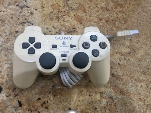 Sony OEM PlayStation 2 Dualshock 2 Ps2 Controller White SCPH-10010 Read ...