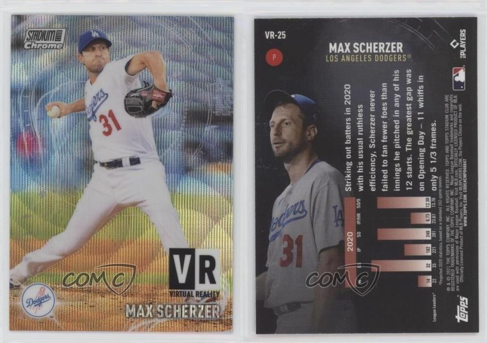 2021 Topps Stadium Club Chrome Virtual Reality Wave Refractor Max ...