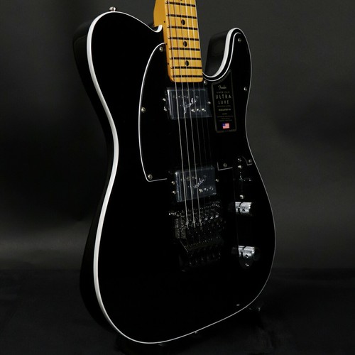 Fender USA American Ultra Luxe Telecaster Floyd Rose HH Mystic Black ...