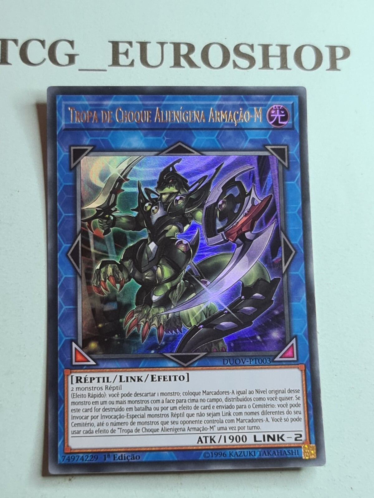 ALIEN SHOCKTROOPER M-FRAME ︎YUGIOH ︎DUOV ︎PORTUGUESE ︎ULTRA RARE ︎NM ...
