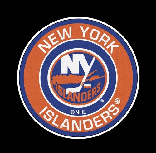 NEW YORK ISLANDERS Logo Sticker Puck Stickers Car NHL Hockey Decal Ice ...