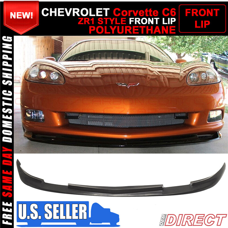 A Clearance Sale! Fits 05-13 Chevy Corvette C6 Base Front Bumper Lip ...