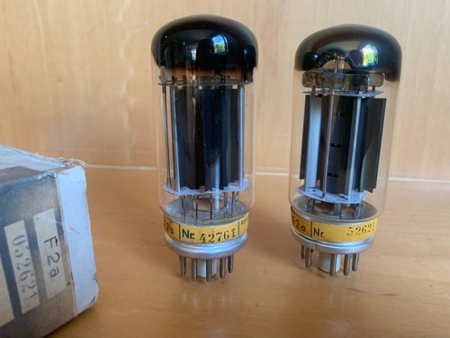 SIEMENS F2A TUBES FIRST BATCH VINTAGE NOS IN WHITE BOXES - EXCELLENT | eBay