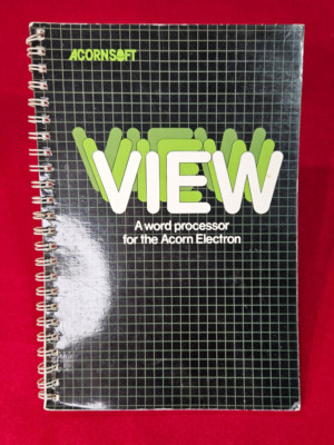 Acornsoft View Manual for Acorn Electron First Edition 1984 | eBay