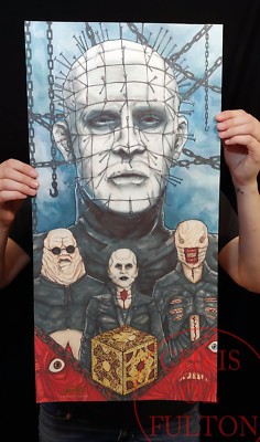Hellraiser Movie Pinhead 12.5x25 Poster Print Signed By Artist Chris Oz ...