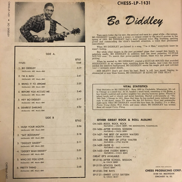 Bo Diddley - Bo Diddley Vinyl, LP, Album, Compilation, Mono | eBay