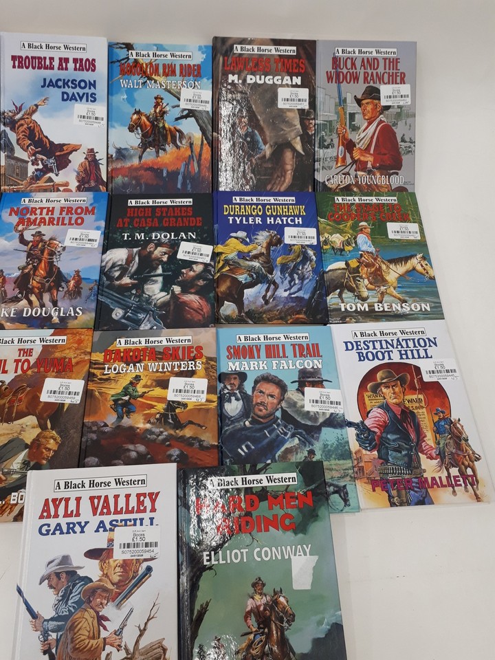 Black Horse Western Hardback Book Bundle X 17 Mixed | eBay UK