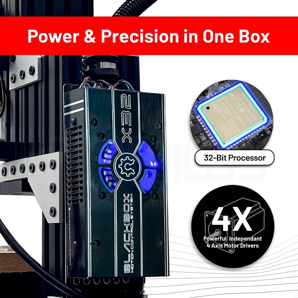 CNC OpenBuilds BlackBox X32 Motion Control System + Accessories, free ...