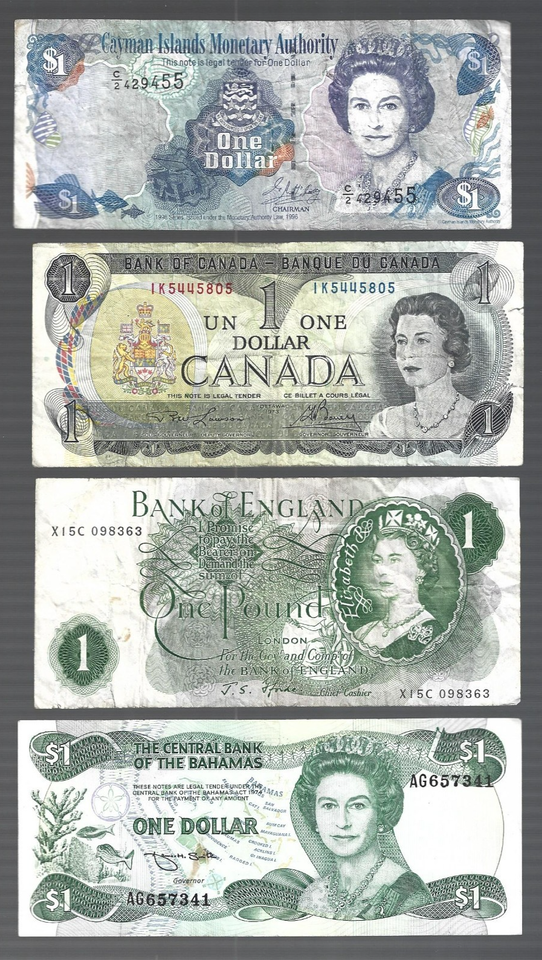 10x World Banknotes featuring Queen Elizabeth II lot #5004 | eBay