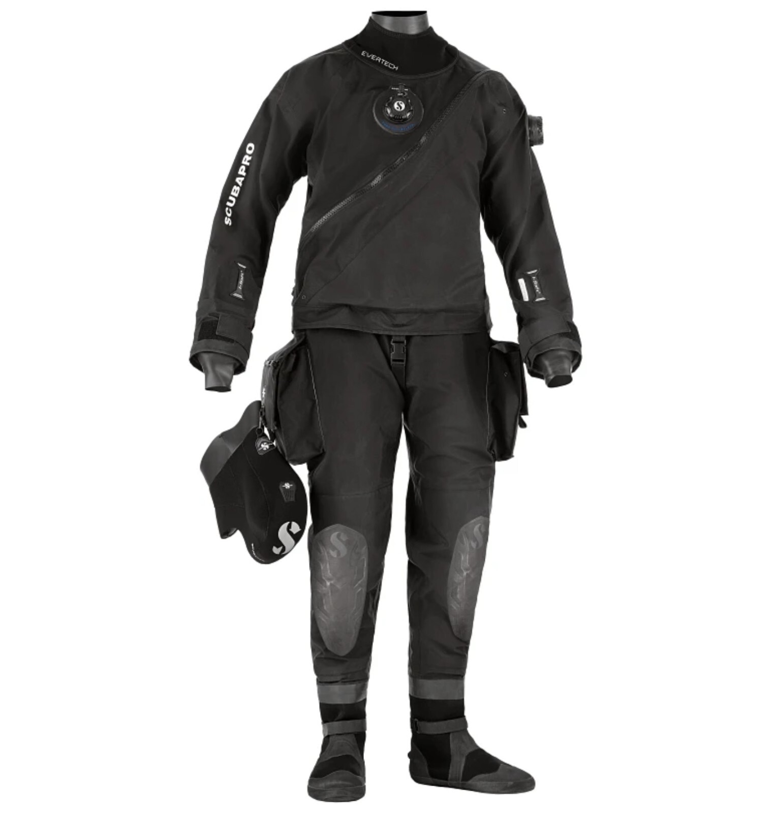 NEW ScubaPro Evertech Dry Breathable Drysuit, Mens Scuba Trilaminate ...