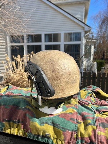 Rabintex RBH Aircrew Helmet High Cut, Tan, Ballistic IIIA, Opscore Rail ...
