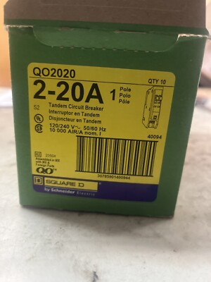 Circuit Breakers, Transformers - Square D Qo Tandem