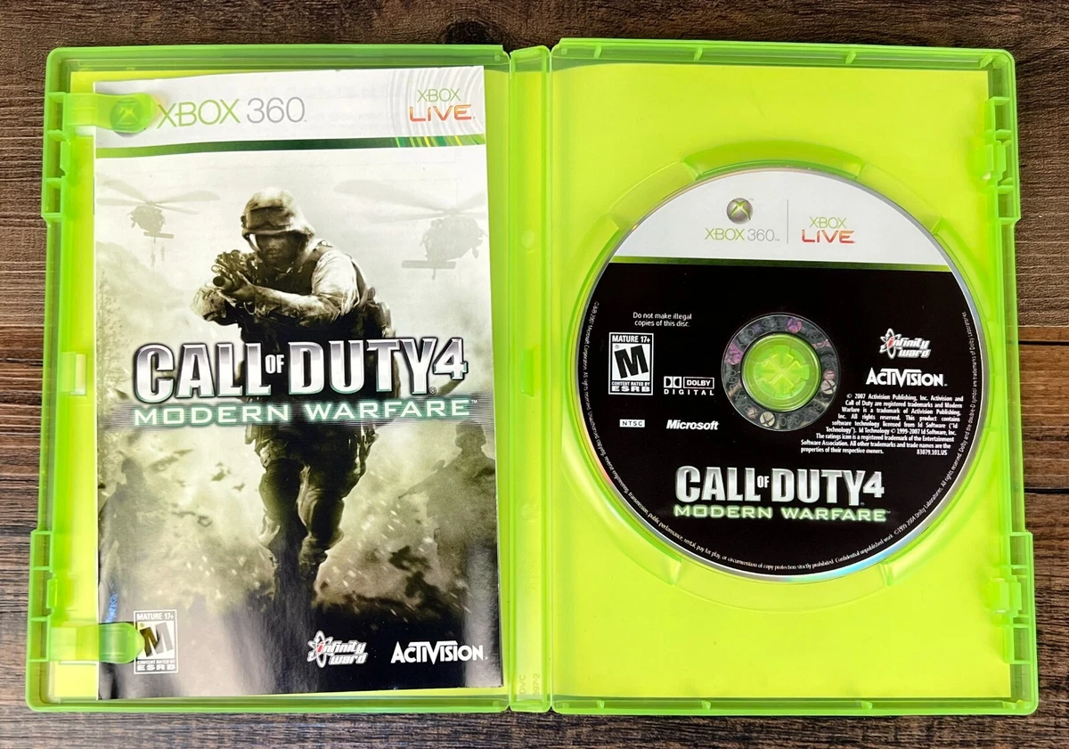 Call Of Duty 4 Xbox 360