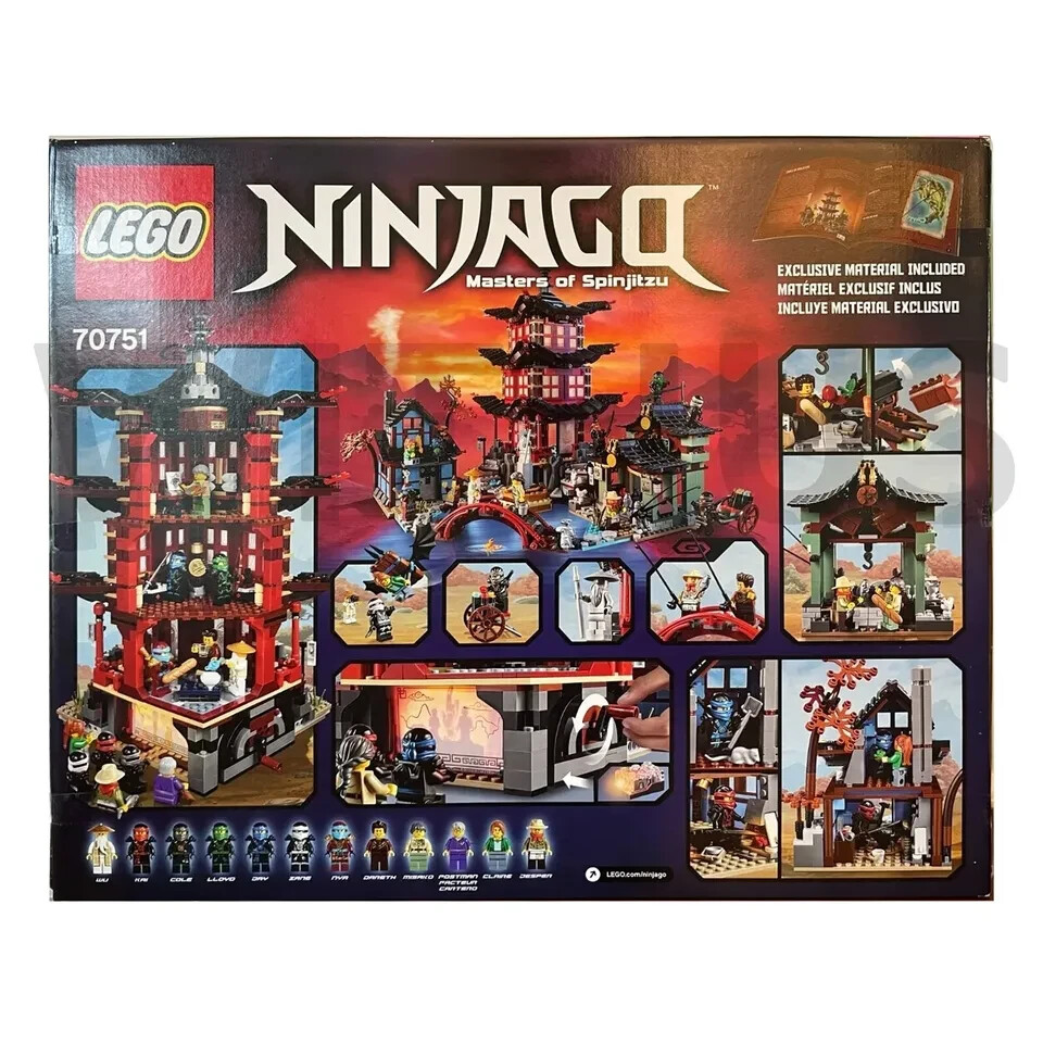 LEGO 70751 NINJAGO : Temple of Airjitzu 2028 Pieces Unopened - Tracking ...