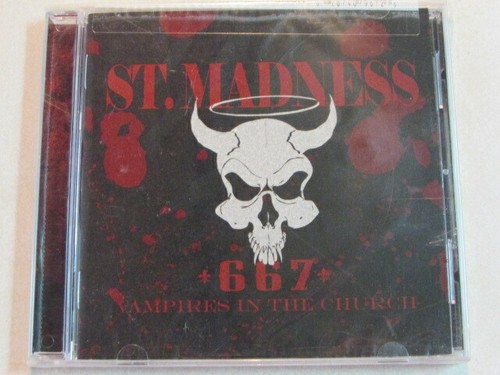 ST. MADNESS VAMPIRES IN THE CHURCH 2006 15 TRK CD GOTH ROCK HEAVY METAL ...