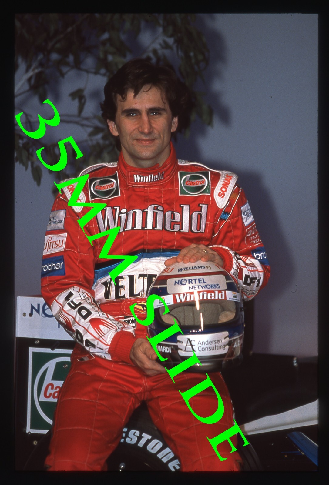 35MM ORIGINAL SLIDE - ALEX ZANARDI 1999 WINFIELD WILLIAMS F1 AT ...