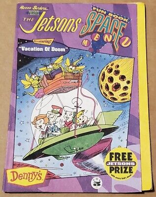 Vtg 90’s Denny’s Jetsons Fun Book Space Menu Vacation of Doom Comic Vol ...